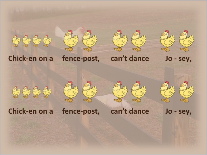 Chicken on a Fencepost - Music a la Abbott - Amy Abbott - Kodály ...