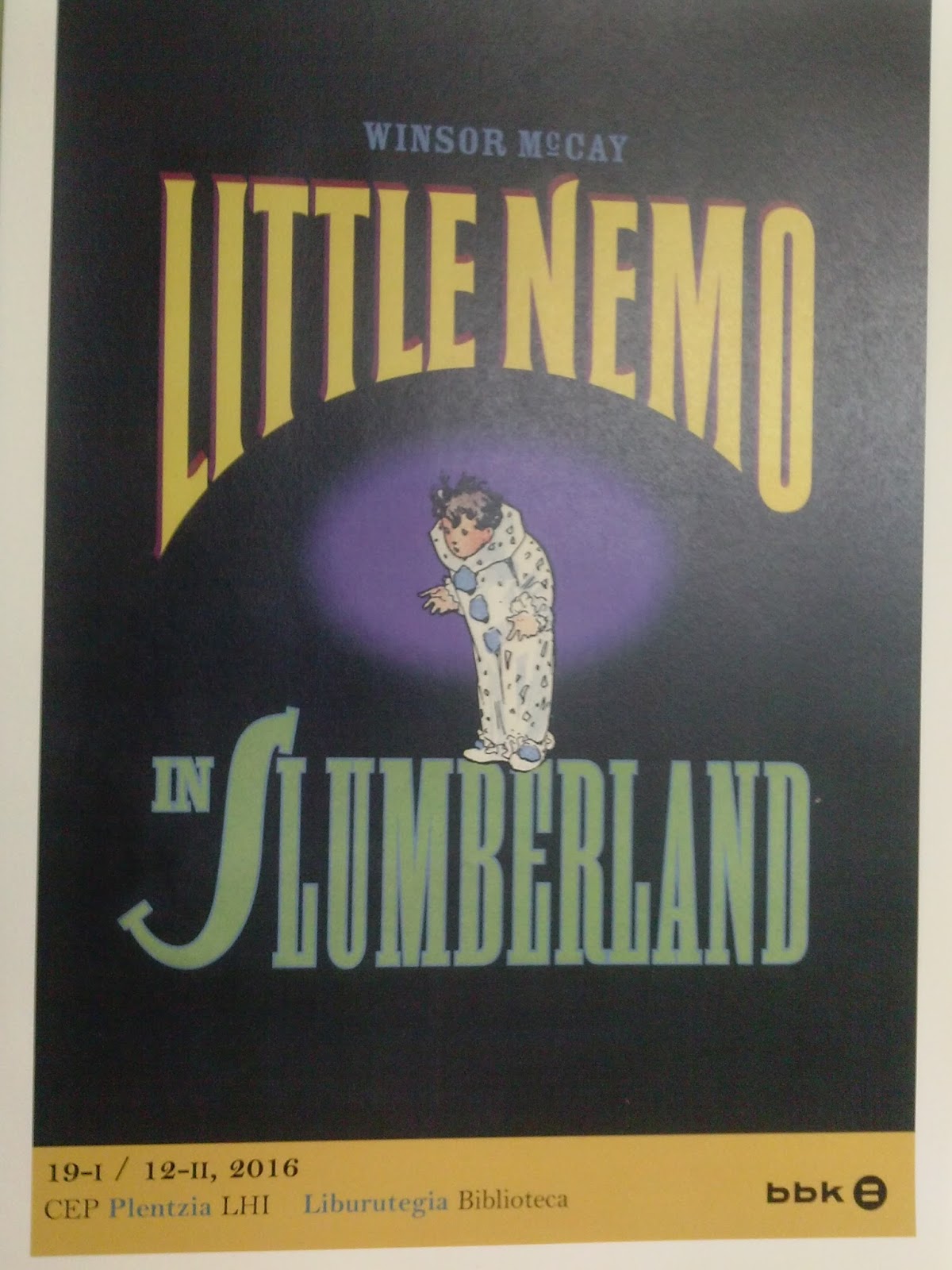 PLENTZIAKO KIPUREN LIBURUTEGIA: Little Nemori buruzko erakusketa ...