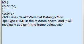 1001 Nota: Contoh KOD HTML dan CSS