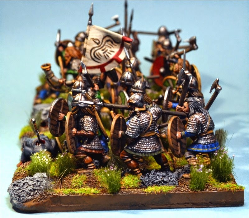 PsychosisPC's The Madhouse Workshop: 4th Complete Viking unit in Paint....