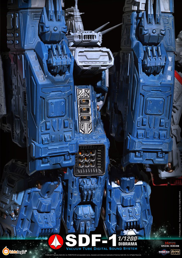 Robotech - Robotech SDF-1 Macross, Diorama Vacuum Tube Digital Sound ...