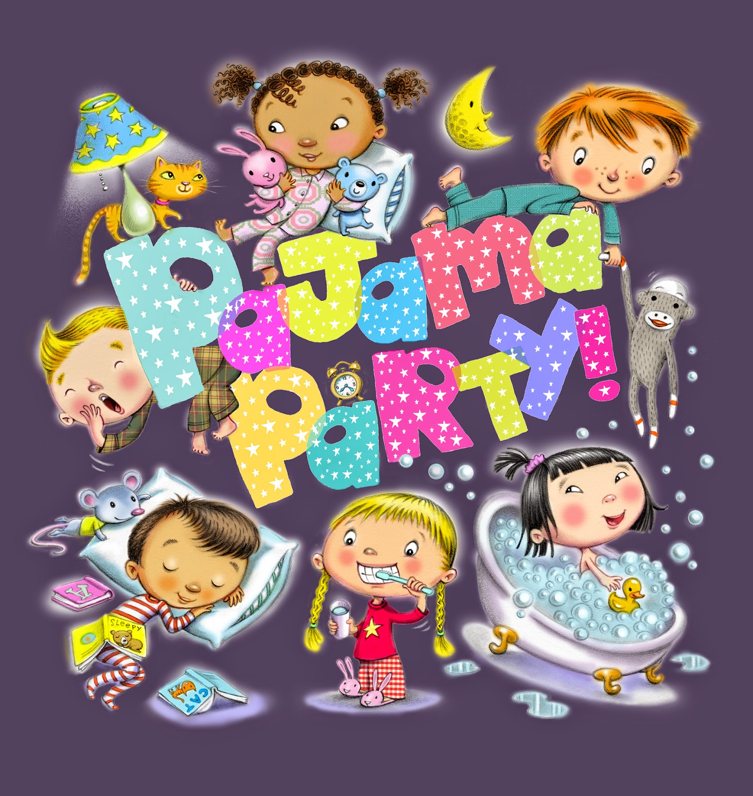 Debbie Palen Illustration: Pajama Party!