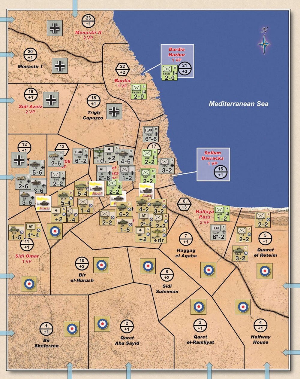 Crac des Chevaliers: Op Battleaxe - Game 7: Second British Attack on ...