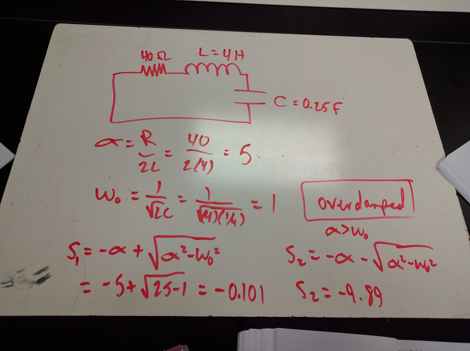 Engineering 44 HYNassman: 5/3/16: Day 21- Series and Parallel RLC Circuits