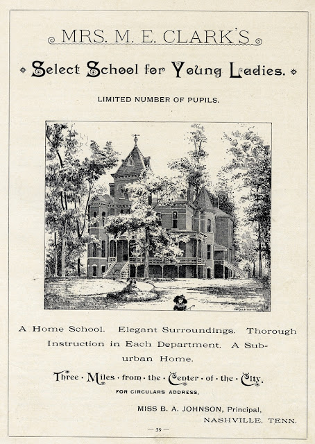 Nashville History: Mrs. Clark's School, East Nashville.