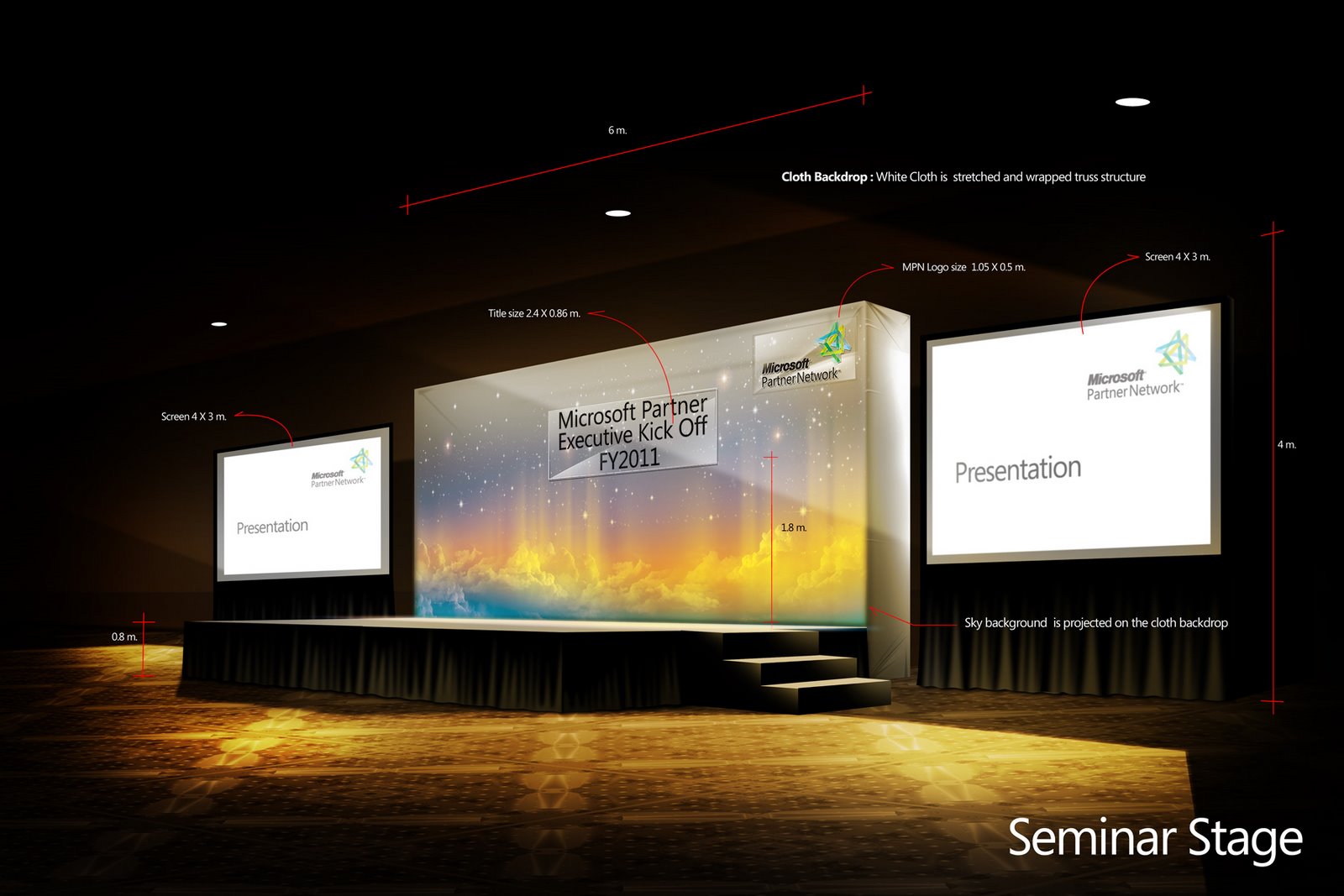 Event Design : Microsoft Partner Executive Kick Off 2011 | Neutralart ...
