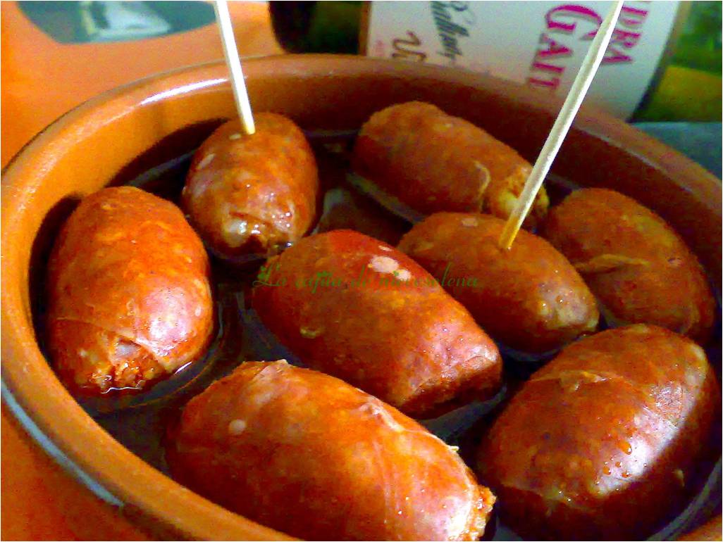 Choricitos a la sidra