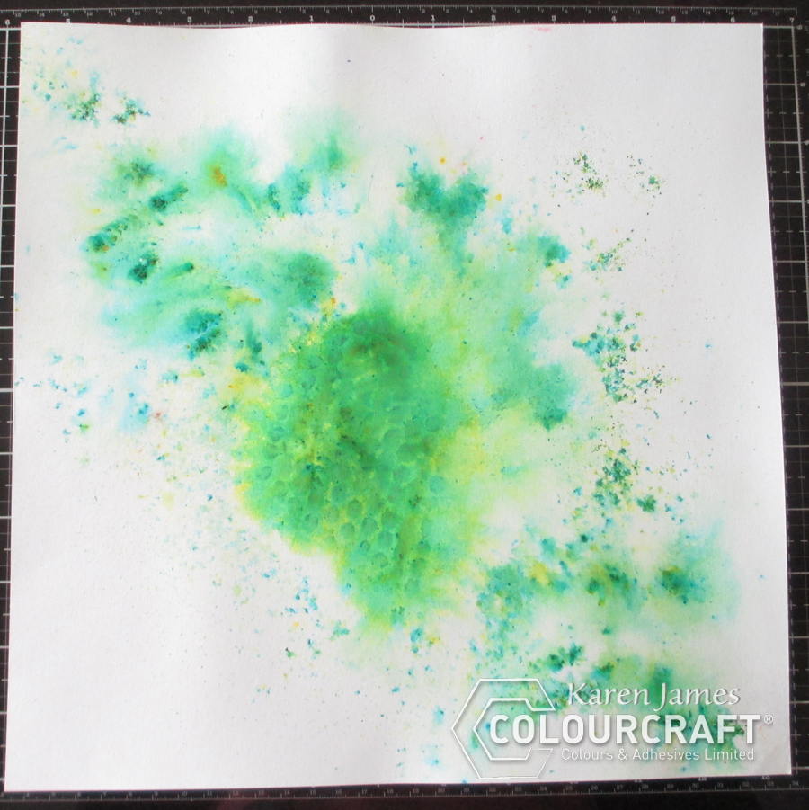 ColourCraft: Scrapbooking with Brusho Crystal Colours by Karen