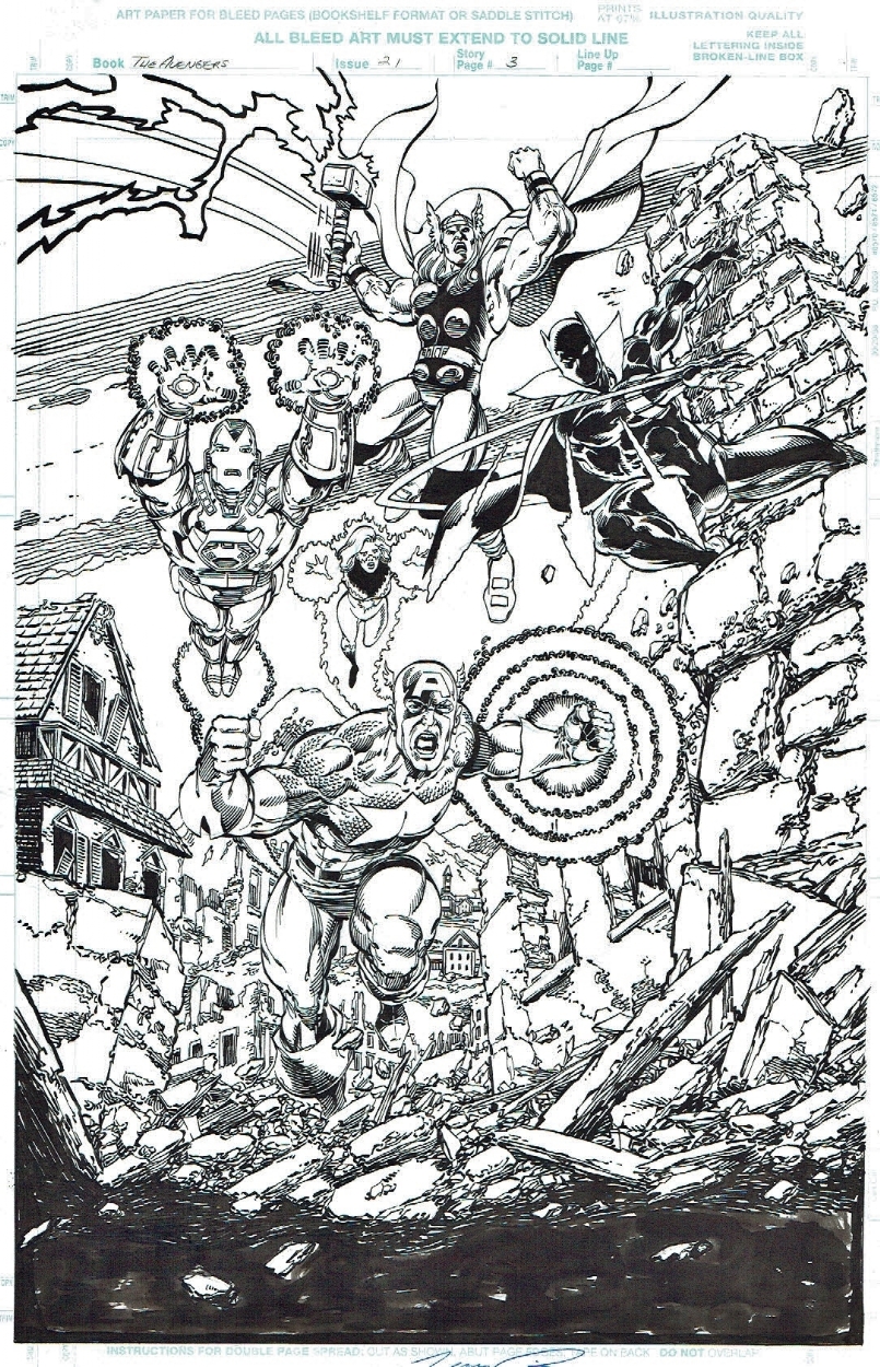 The Dork Review: Rob's Room: George Perez in B&W and Color