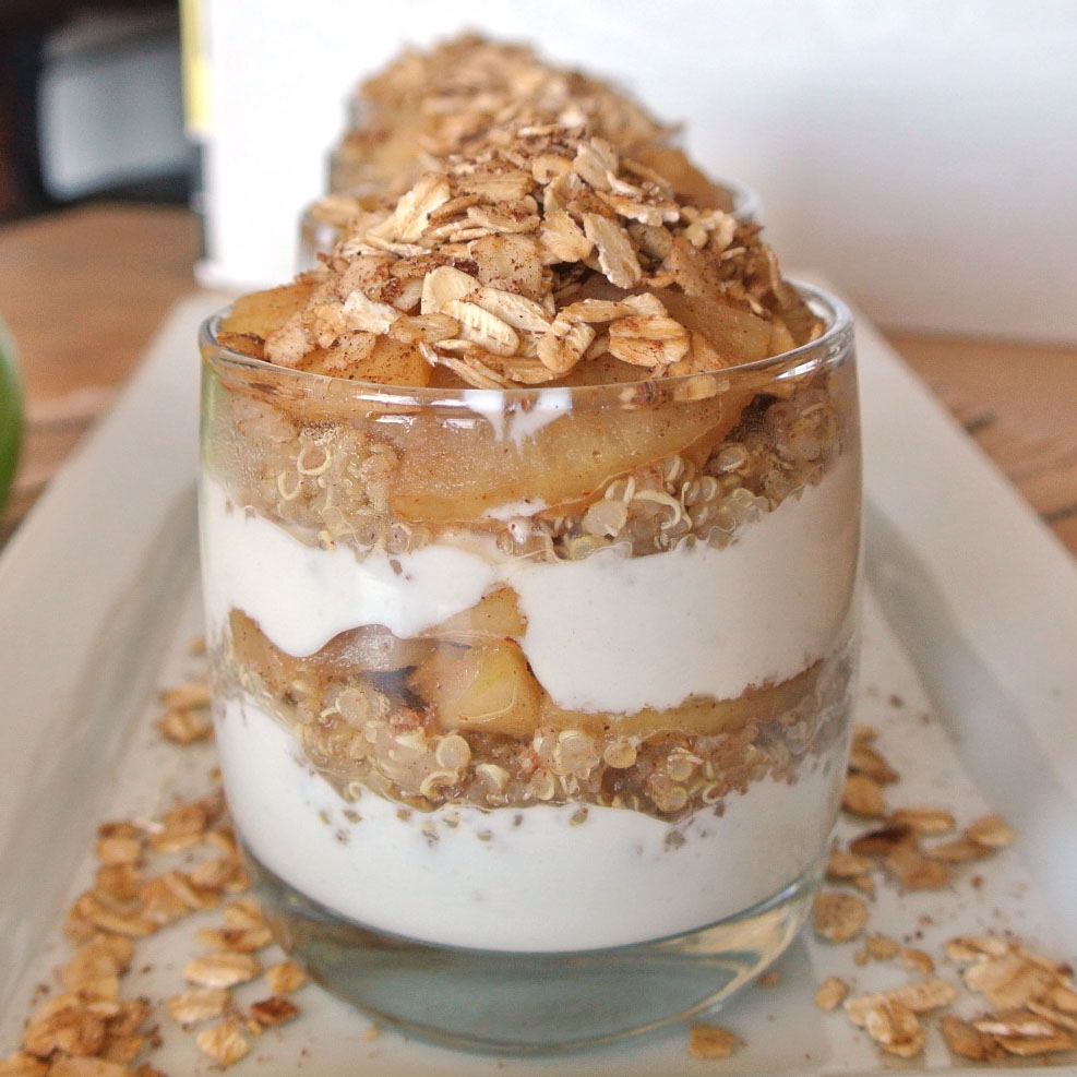 Mom, What's For Dinner?: Cinnamon Apple Quinoa Parfait