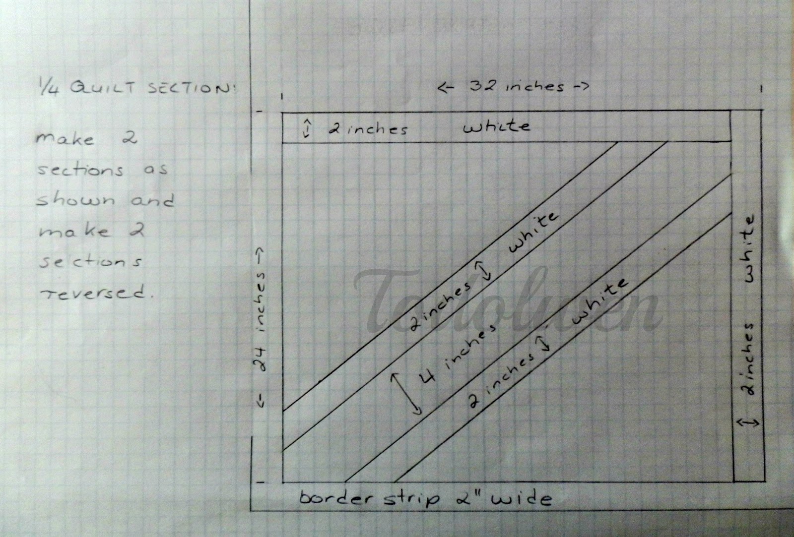 Todolwen: As Promised ... My Union Jack Quilt Pattern