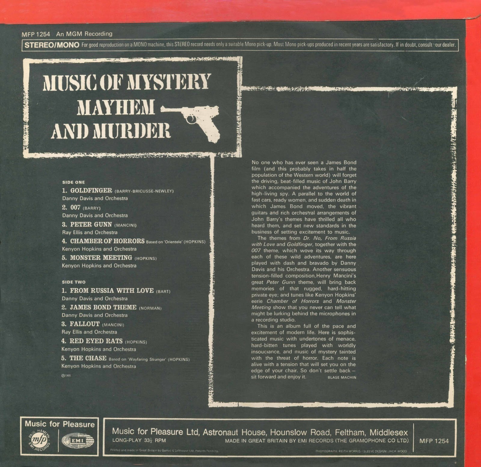 Music Of Mystery Mayhem And Murder (1965)