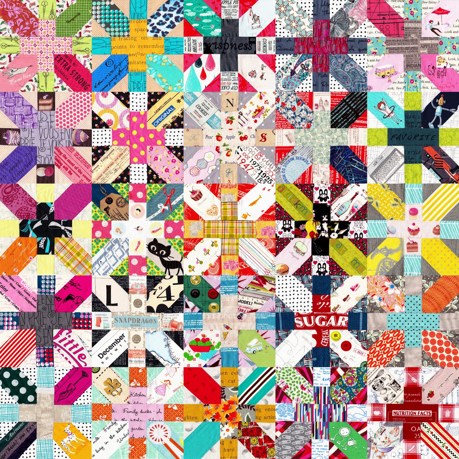 Gone Aussie Quilting: How My Plus and X Quilt is Progressing