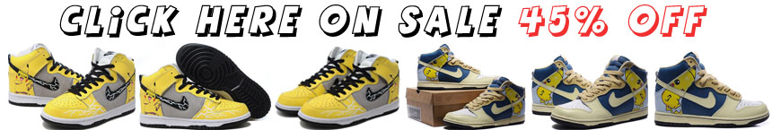 Pikachu Nike Dunks/Nike Dunk High Top Pikachu Pokemon Yellow: Pikachu ...
