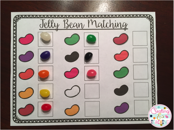 Jelly Bean Task Mats | creating & teaching