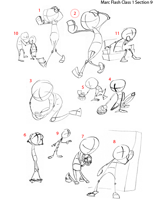 Prof. Marc Flash's Animation: Animation Mentor Class 1 Basic Foundations