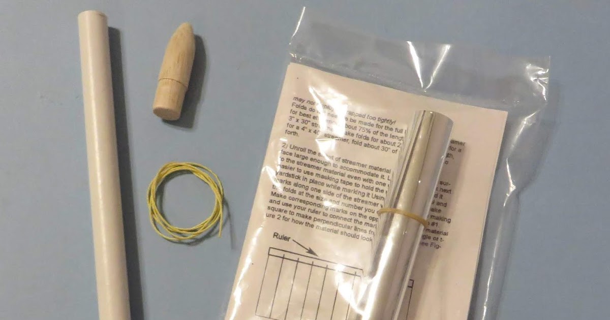Model Rocket Building: Streamer D Rocket Build, Part 1, Parts