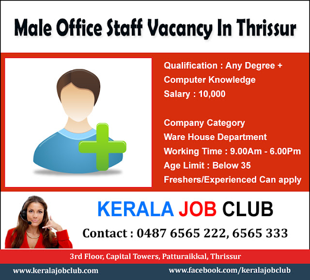 Thrissur Job Vacancy 04876565222