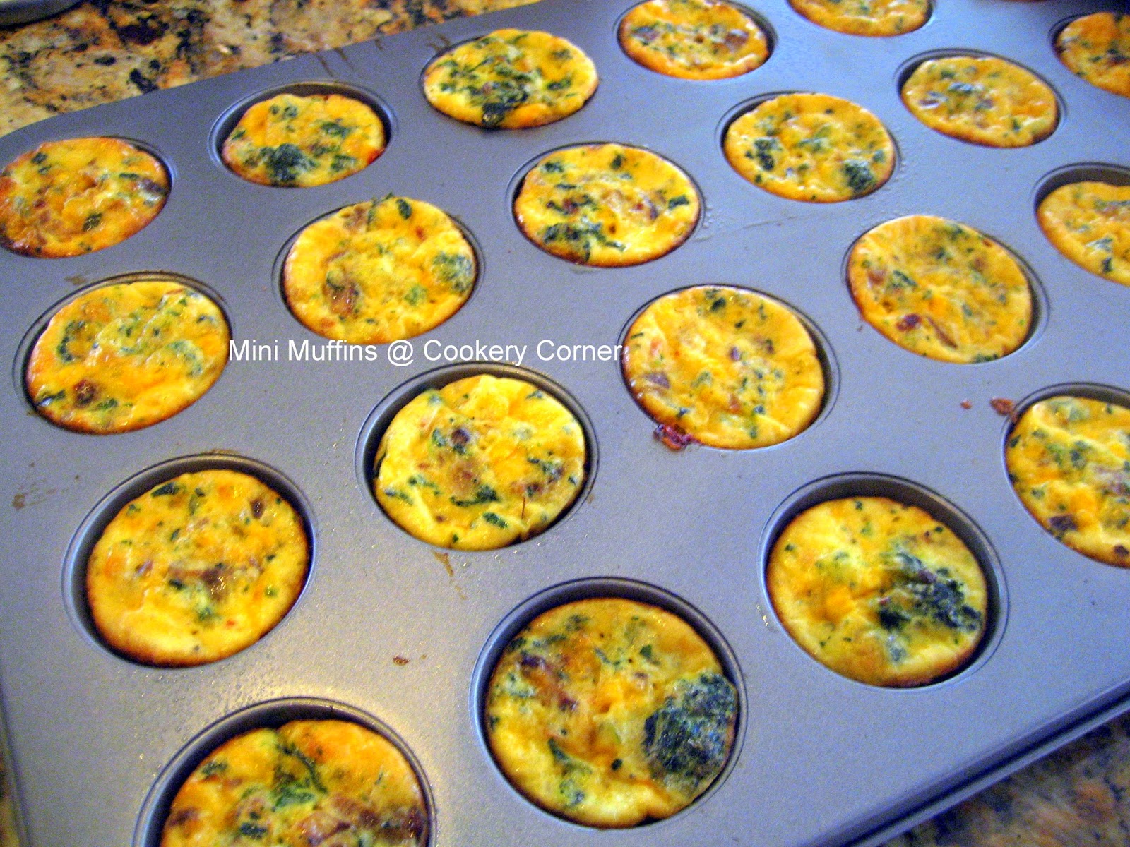 Crustless Mini Quiches