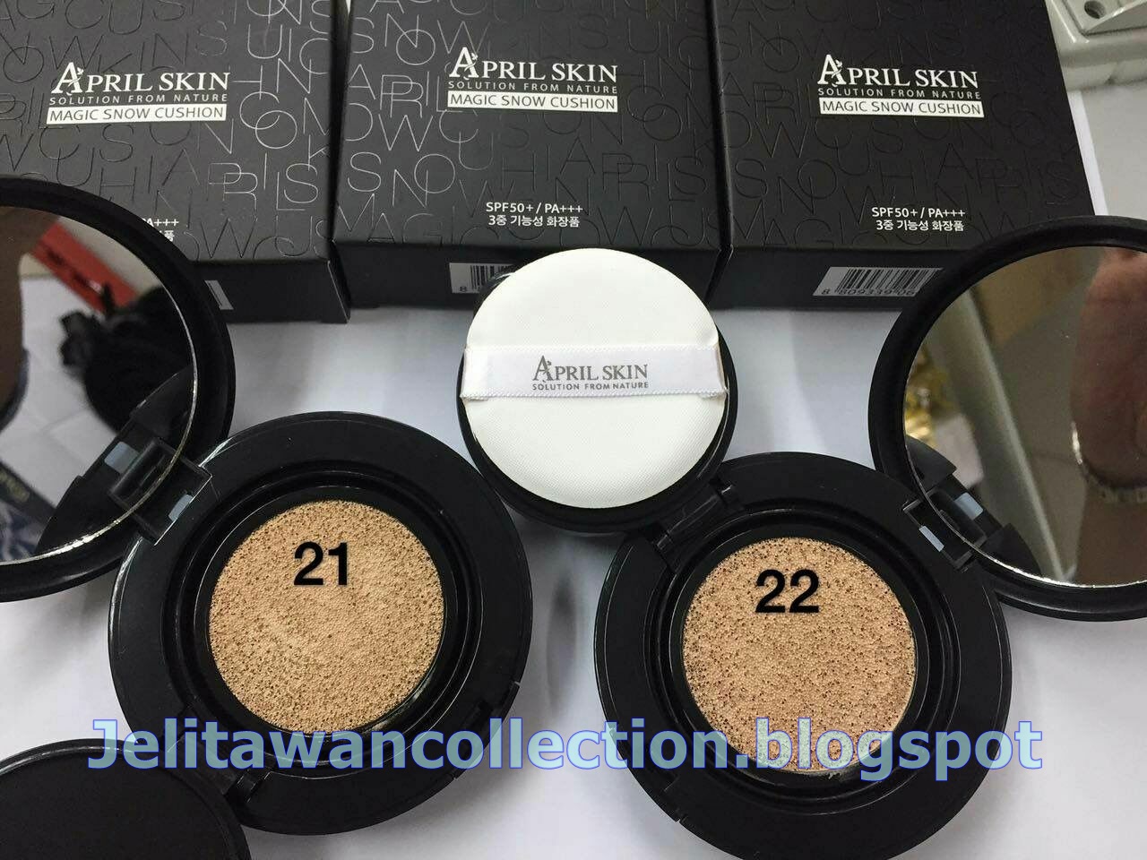 Bedak April Skin Magic Snow Cushion | Jelitawan Collections
