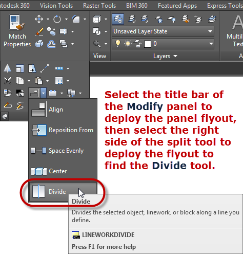 The Architect's Desktop: ACA: AEC Modify Tools, Part 3, AEC Divide
