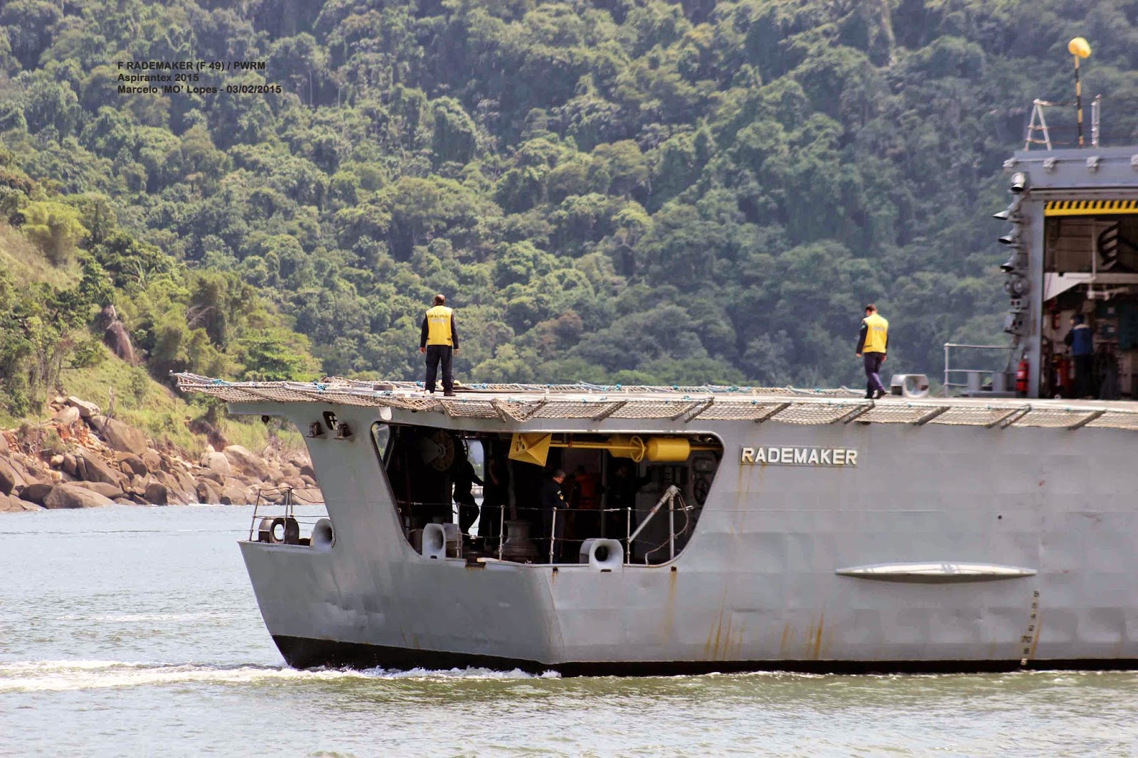 Santos Shiplovers: F. Rademaker (F 49) - Aspirantex 2015, Santos (Imagens)