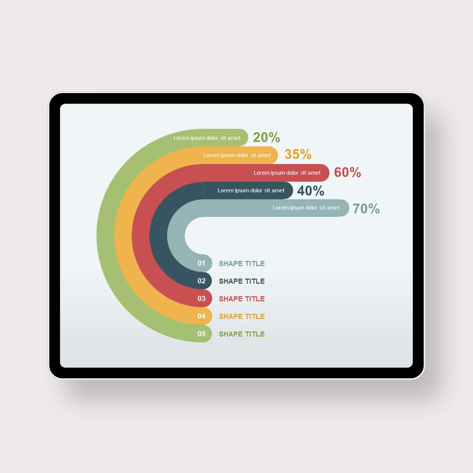 Arc Linear Number PowerPoint Templates - PowerPoint Free