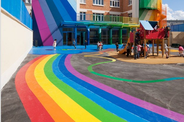 ELLE ARQUITETURA: Ecole Maternelle Pajol - Paris