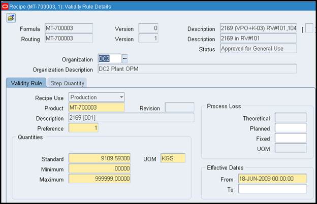 Oracle Applications: OPM - Oracle Process Manufacturing Setups Training ...