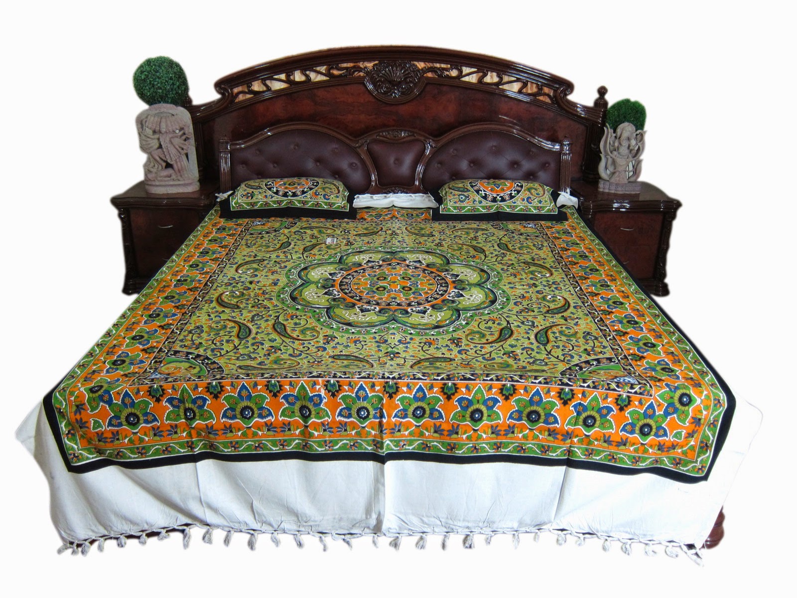 Indian Bedding Bedspread: Indian Style Bedding #bohorooms # ...