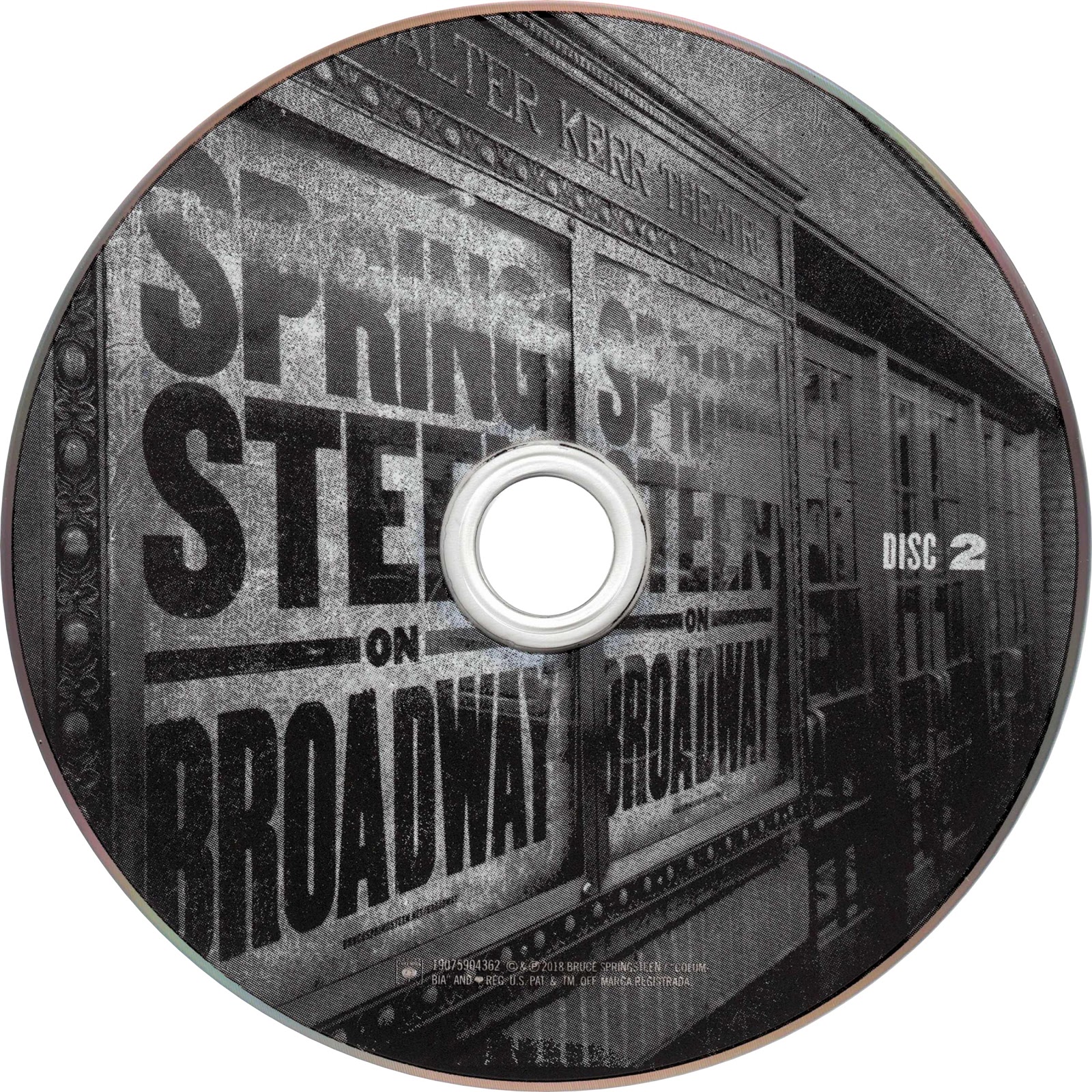 2018 Springsteen On Broadway - Bruce Springsteen - Rockronología