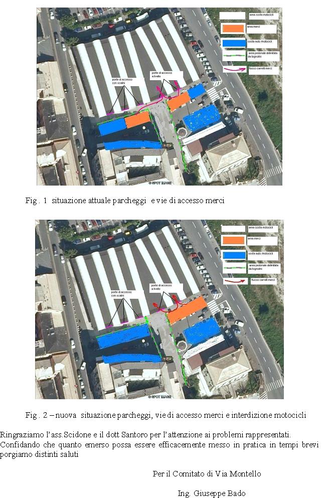 Montello e dintorni: mercato romagnosi - separazione aree veicolari e ...
