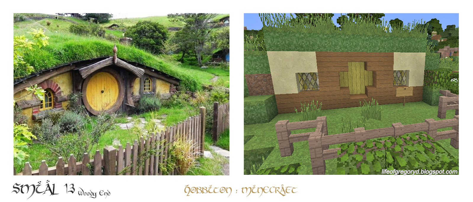 Life of Gregory D: Minecraft - Hobbiton Build - A Brief Tour - Part 5