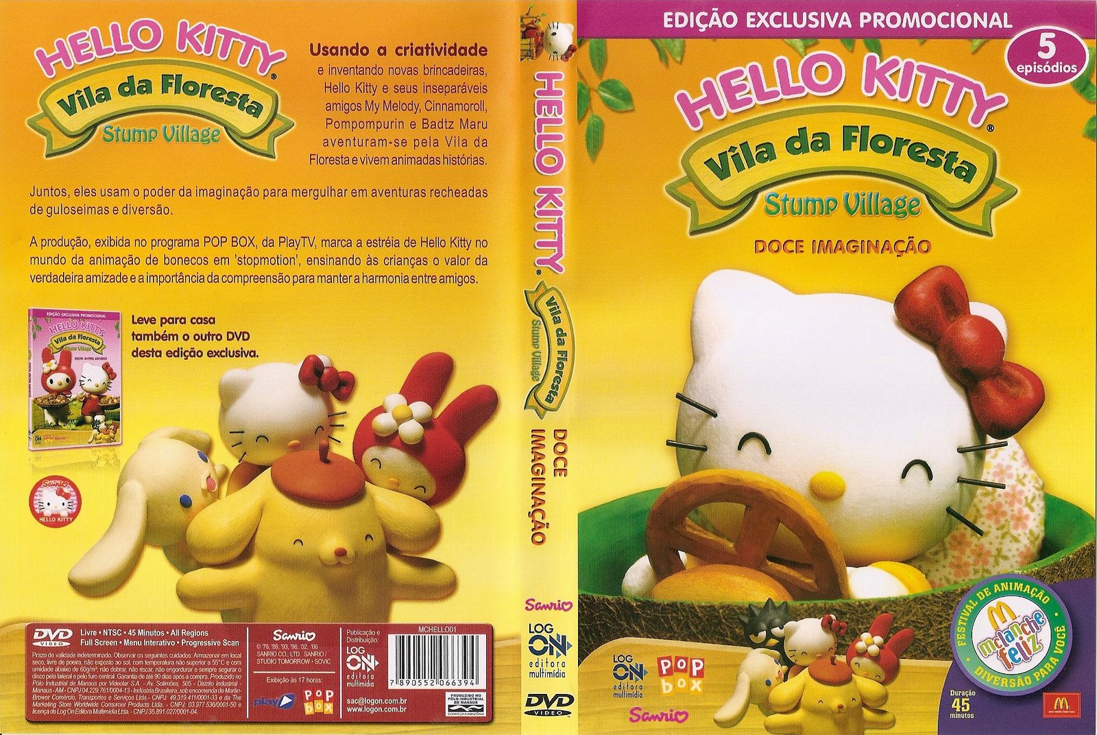 Coisas Legais Pela Net: Capas DVDs Hello Kitty