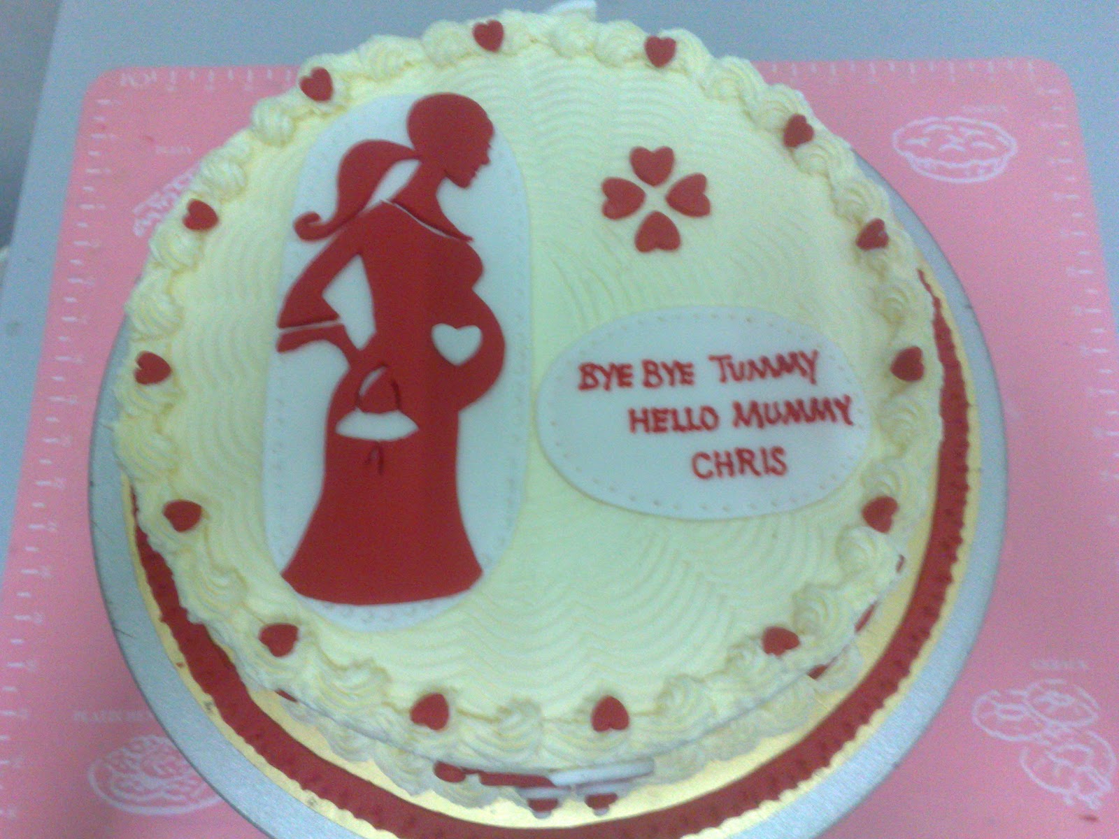 L'mis Cakes & Cupcakes Ipoh Contact : 012-5991233 : Pregnant Mom Theme Cake