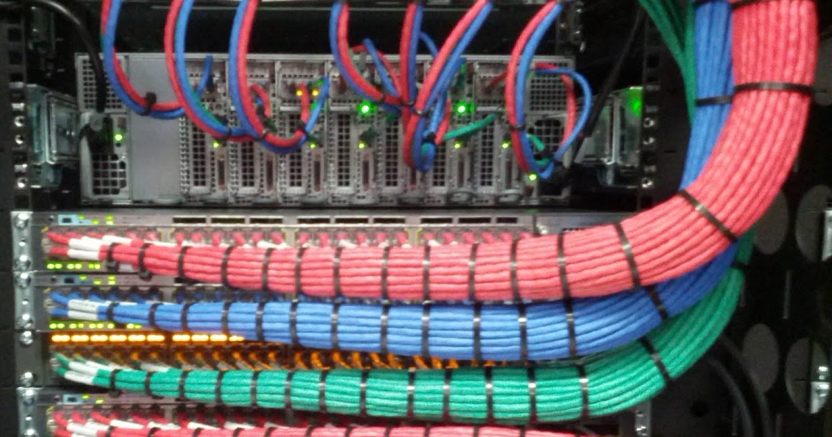 Computer Science and Engineering: Proper server rack cabling!!!