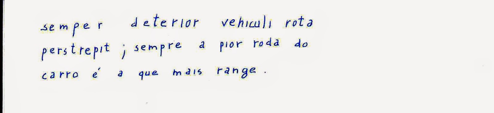 Grafologia: Escrita em script