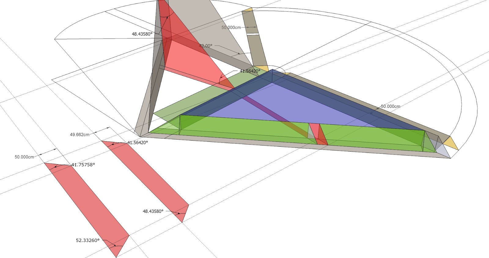 Roof Framing Geometry: Offset Jack Rafter Plumb To The Earth