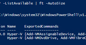 Under The Stairs: Hyper-V and PowerShell - A Tale of Two Modules