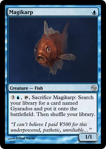 Planeswalking in Kanto: On the Origin of Species