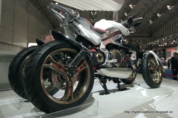 The Yamaha Tesseract - concept motorcycle - way2speed