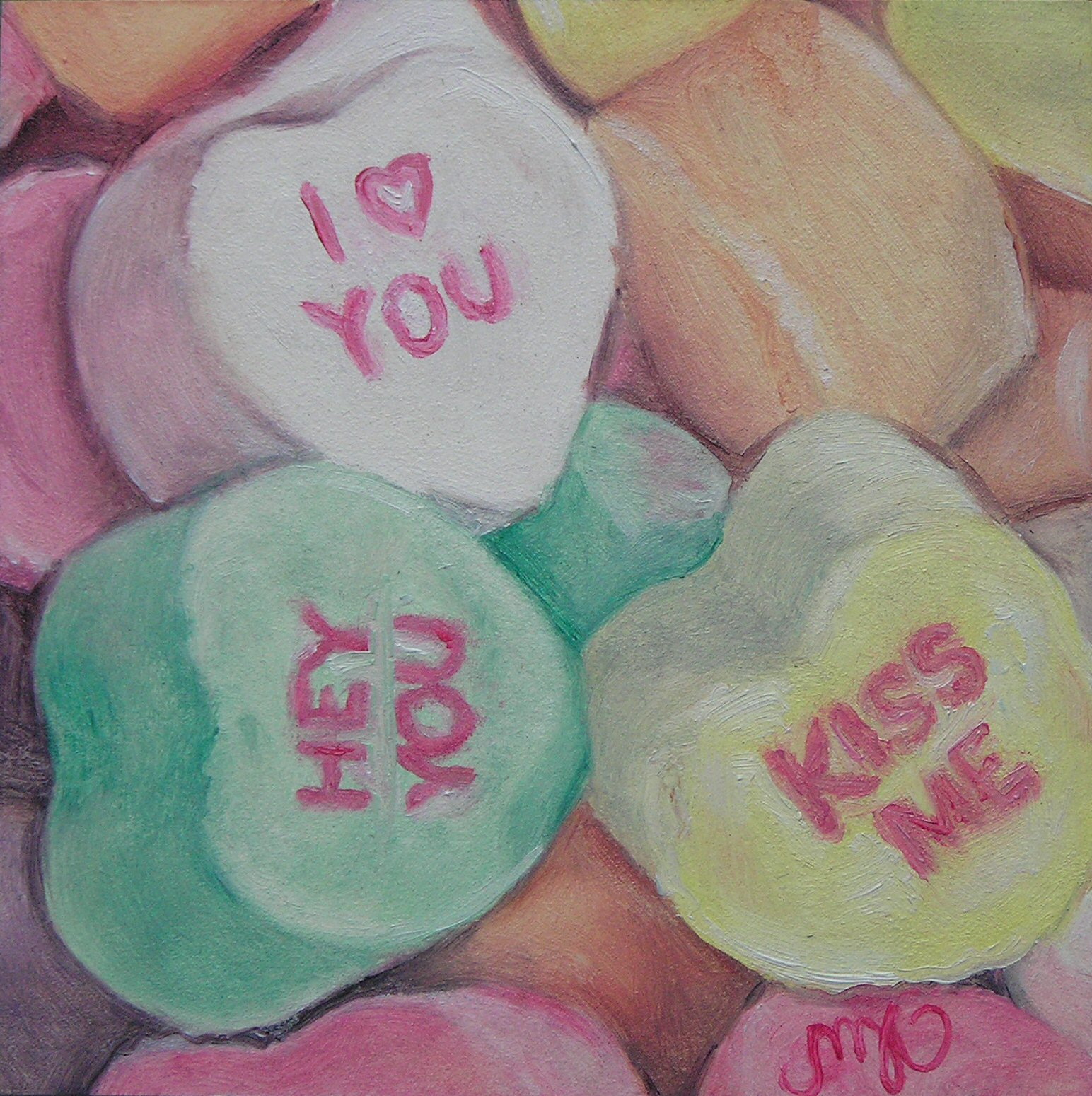 The Art of CJ MacKay: My Sweethearts Painting Sold!