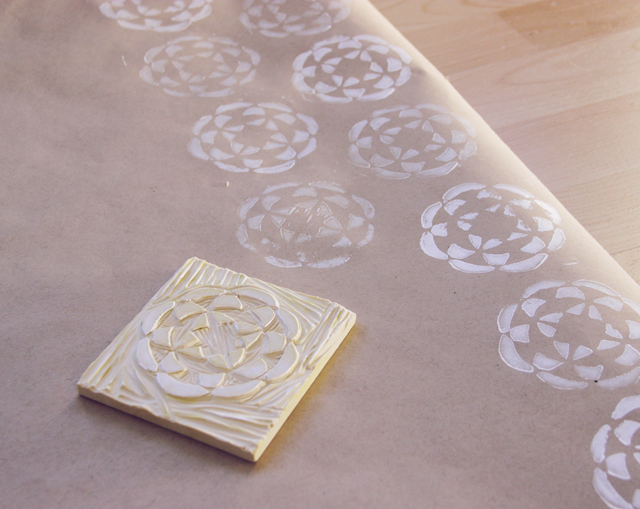 DIY: Stamped Wrapping Paper | conundrum