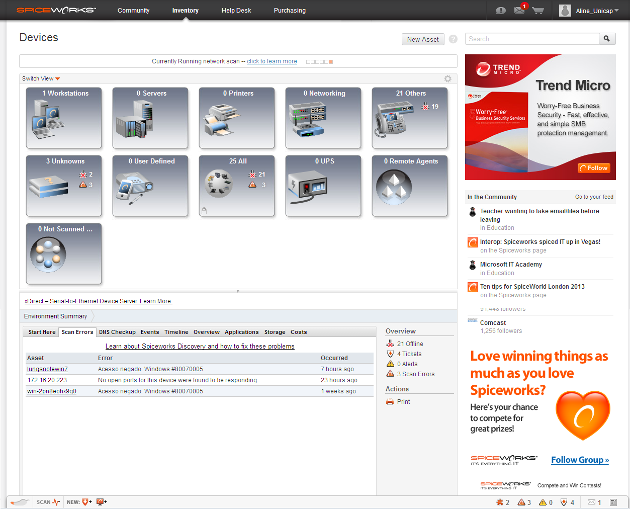 SPICEWORKS - Uma Ferramenta Para Gerência de Redes Computacionais ...