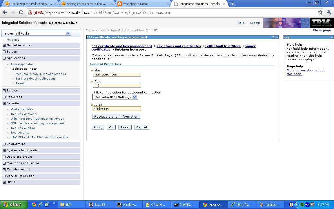 Sunil's Notes: Making HTTPS call from inside the WebSphere Application ...