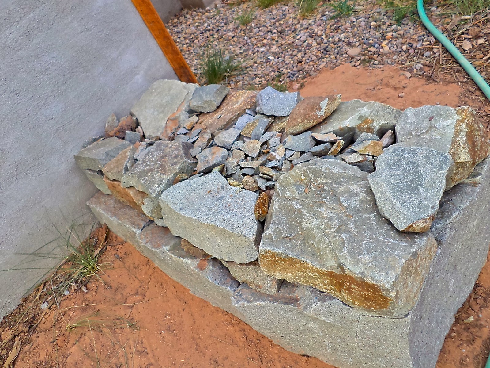 Alt. Build Blog: Building An Adobe Wall: #1 Stone Foundation