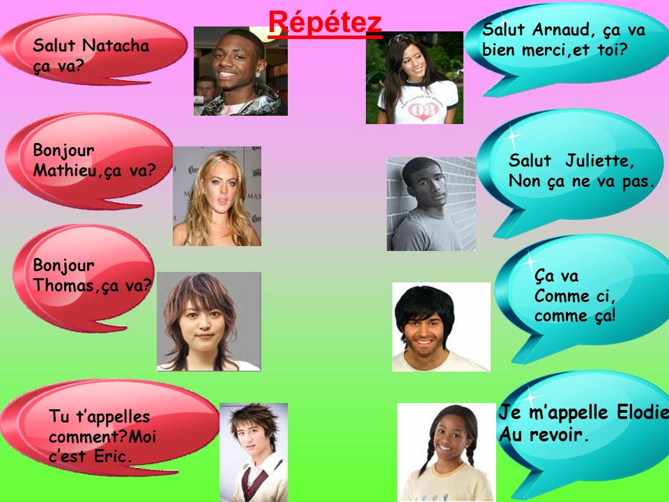 saluer et prendre congé