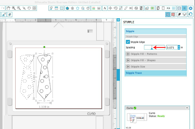 How to Stipple with Silhouette Curio (for Beginners) | Silhouette ...