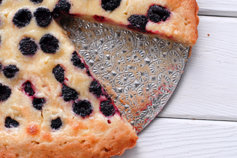 Black Raspberry Cream Tart - an Easy Dessert recipe- Boulder Locavore