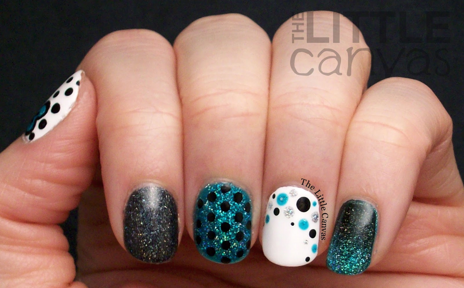 The One With the Mix and Match Mani for Twinsie Tuesday - The Little Canvas
